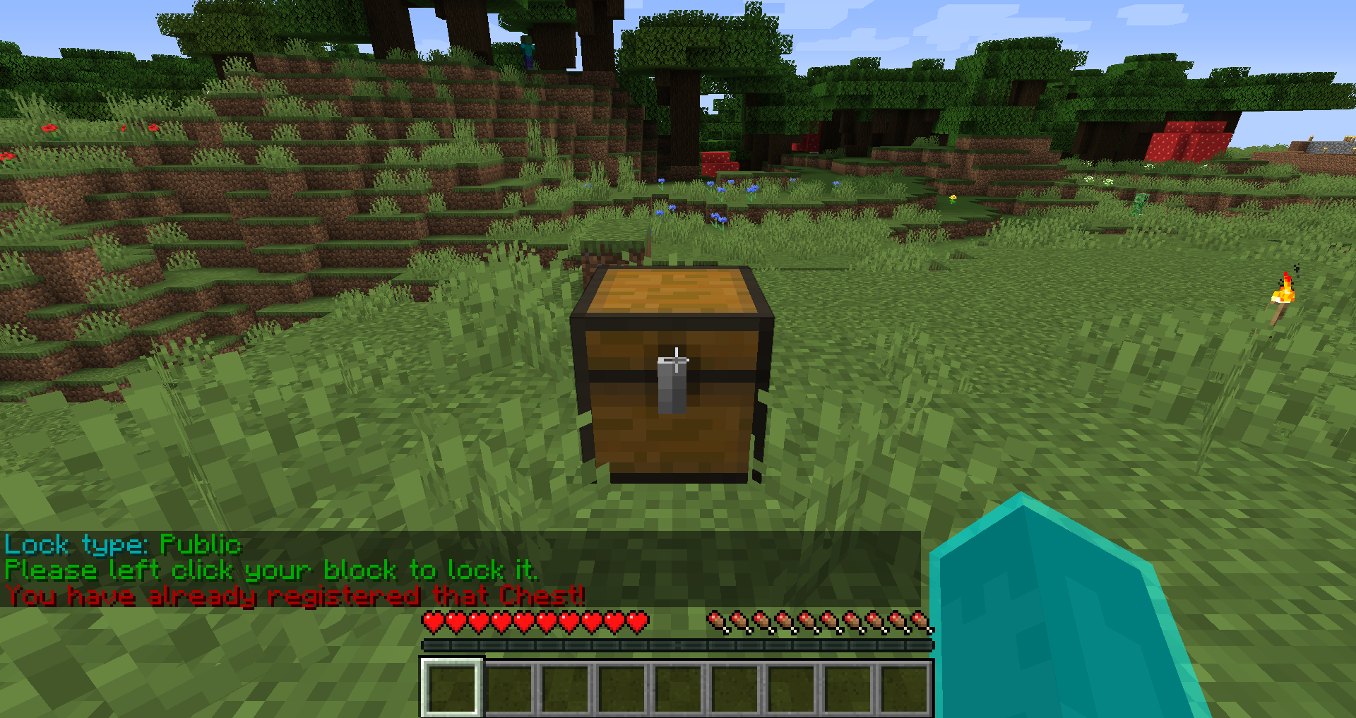 チェスト保護 LWC | HUNTER-Minecraft